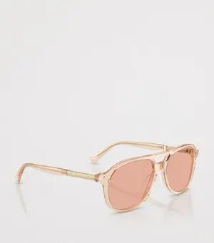 Brunello Cucinelli Acetate Aviator Sunglasses