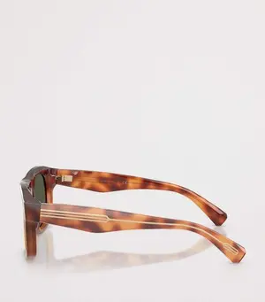 Brunello Cucinelli Acetate Alke Pillow Sunglasses - Brown
