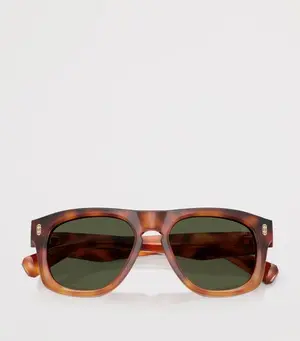Brunello Cucinelli Acetate Alke Pillow Sunglasses - Brown