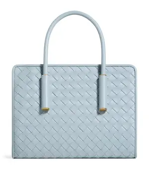 Bottega Veneta Baby Leather Barbara Tote Bag - Grey