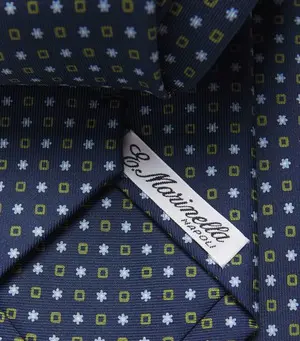 E. MARINELLA Silk Printed Tie