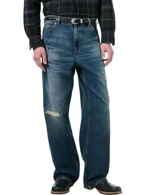 Our Legacy Vast Cut Distressed Jeans