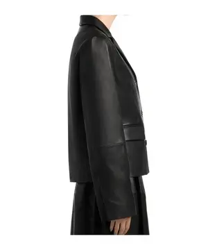 TOTEME Long-sleeve Leather Jacket