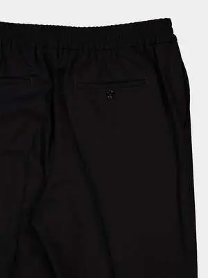 AMI Paris Elasticated Waistband Straight Leg Trousers