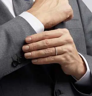 Graff D Shape Wedding Band