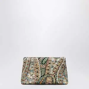 Dries Van Noten Multicolour Jacquard Fabric Clutch - Multicolor