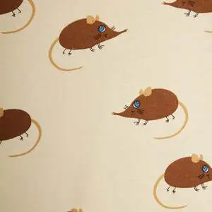 MINI RODINI Long-sleeved T-shirt With Mouse Print