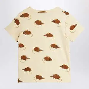MINI RODINI Short-sleeved T-shirt With Mouse Print