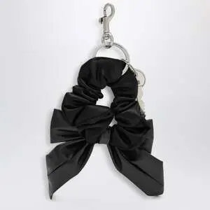 Balenciaga Keyring With Bow And Scrunchie - Black