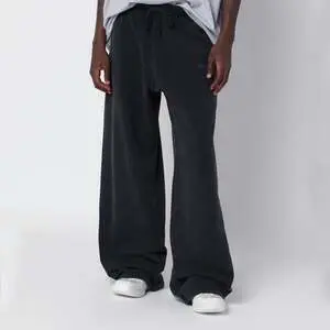 Balenciaga Faded-effect Oversized Jogging Trousers - Black
