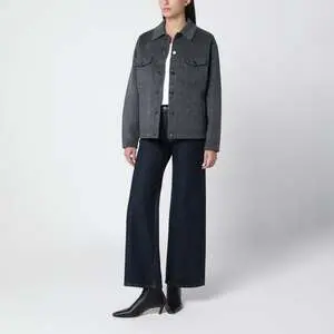 ANINE BING Rory Dark Wool Jacket - Grey