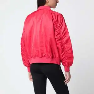 ANINE BING Leon Zip-up Bomber Jacket - Red