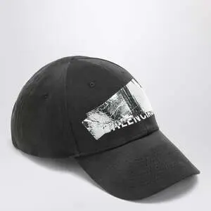 Balenciaga Baseball Cap With Graphic Logo Patch