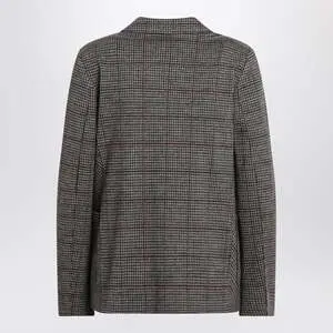 Harris Wharf London Taupe/ Checked Single-breasted Jacket