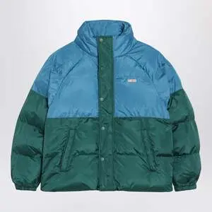 TINYCOTTONS Green/light Blue Colour-block Down Jacket