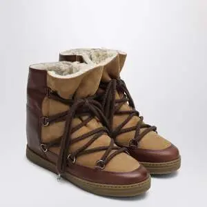 Isabel Marant Étoile Suede Ankle Boots With Leather Inserts