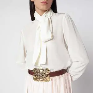 Chloé Wild Medallion Belt - Brown