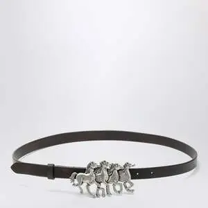 Chloé Running Horses Belt - Black