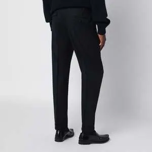 PT TORINO Navy Rebel Wool Trousers