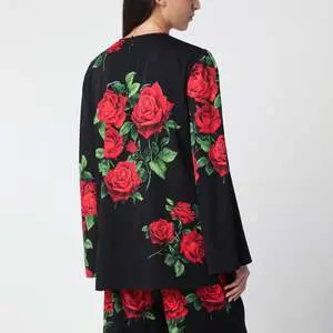 Dolce & Gabbana Silk Blouse With Floral Print