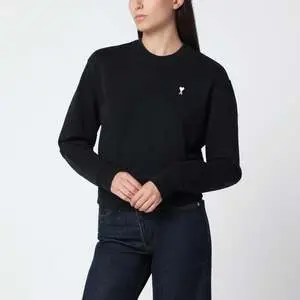AMI Paris De Coeur Crew-neck Sweatshirt