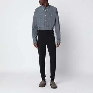Loewe And White Technical Cotton Shirt - Black