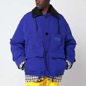 Loewe Layered-construction Nylon Jacket - Blue