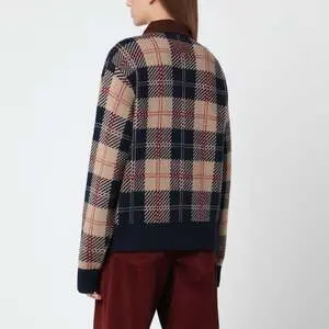 Guest In Residence Camel-colored Bober Jacket With Tartan Pattern