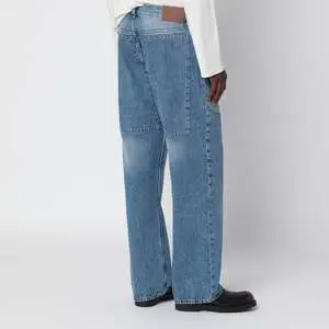 Our Legacy Third Cut Jeans In Cotton Denim - Light Blue