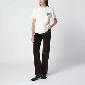 Loewe Ecru Cotton T-shirt