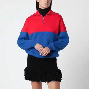 Loewe Two-tone And Blue Cotton Sweatshirt
