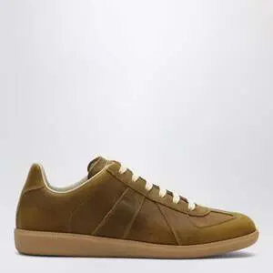 MAISON MARGIELA Replica Leather Sneakers - Beige