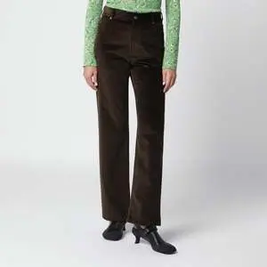 Loewe Cotton Corduroy Trousers - Brown