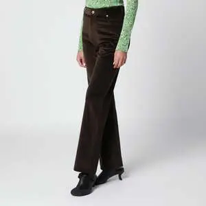 Loewe Cotton Corduroy Trousers - Brown