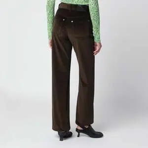 Loewe Cotton Corduroy Trousers - Brown