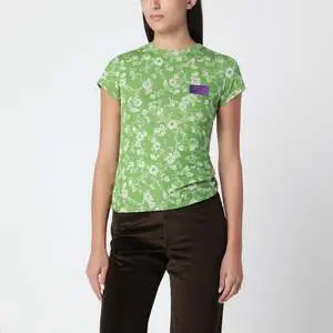 Loewe Slim T-shirt With Floral Jacquard Pattern