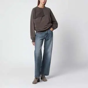 MAISON MARGIELA Gray Trompe L'oeil Cotton Sweatshirt