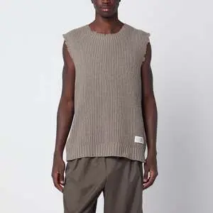 MAISON MARGIELA Ribbed Wool-blend Vest