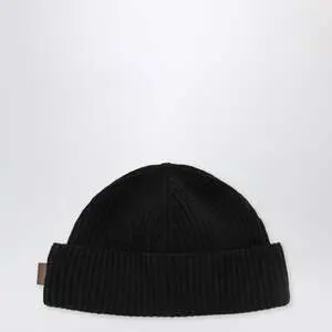 AMI Paris Ribbed Wool Beanie