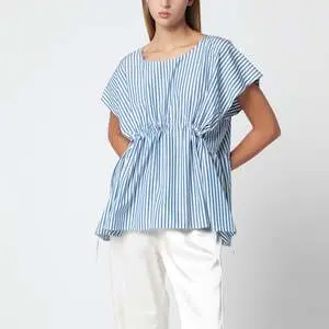 Max Mara Blueette Cotton Poplin Blouse - Blue