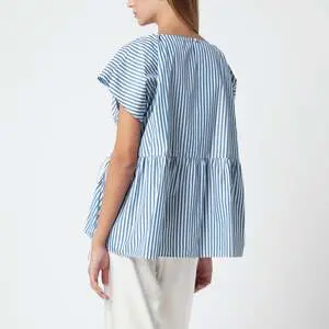 Max Mara Blueette Cotton Poplin Blouse