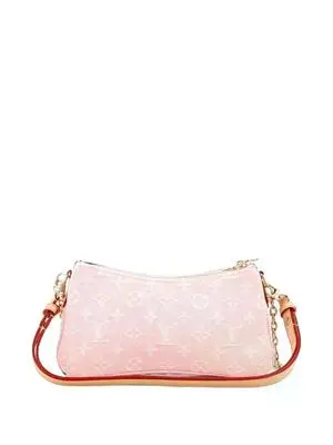 LOUIS VUITTON Liv Pochette Monogram Denim Shoulder Bag - Pink