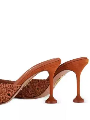 AQUAZZURA Loom Mules 85 - Orange