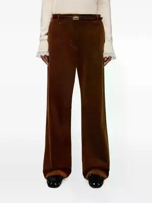 GANNI Trousers In Corduroy