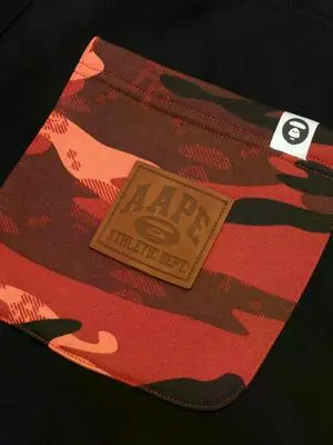 AAPE BY *A BATHING APE Aapeunvs Logo-print Camouflage-patch Track Pants