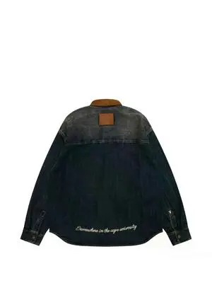 AAPE BY *A BATHING APE College Crop Corduroy-collar Shirt