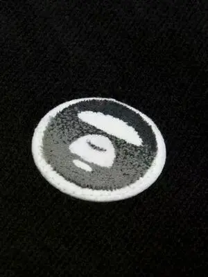 AAPE BY *A BATHING APE Aapenow Half-zip Logo-print Sweater - Black