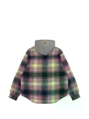 AAPE BY *A BATHING APE Check-pattern Hooded Shirt