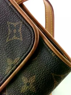 LOUIS VUITTON Twin Handbag Monogram Canvas Pm Crossbody Bag