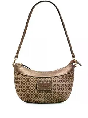 Loewe 2007 Anagram Canvas Shoulder Bag